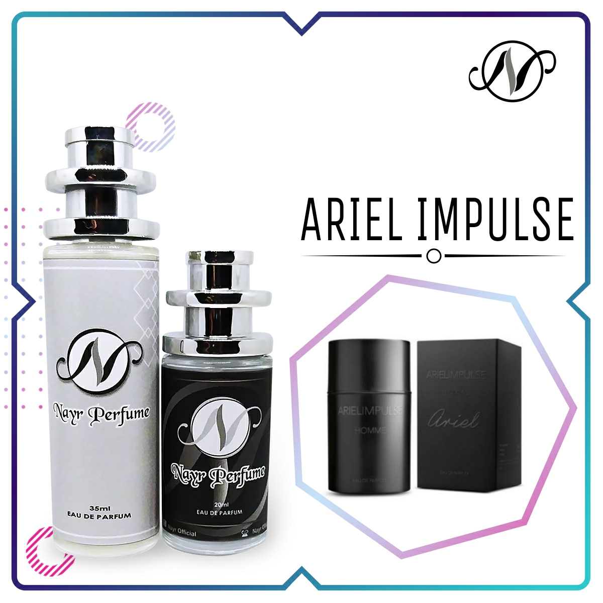 Perfume Artis Ariel Impulse Parfum Pria Segar Parfum Tahan Lama Parfum ...