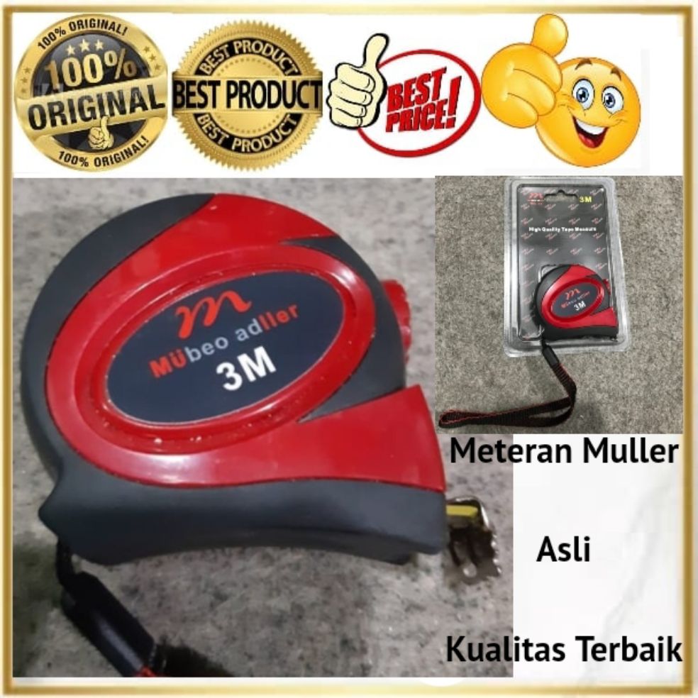 METERAN MULLER - METERAN 3 MTER - METERAN KUALITAS TERBAIK | Lazada ...