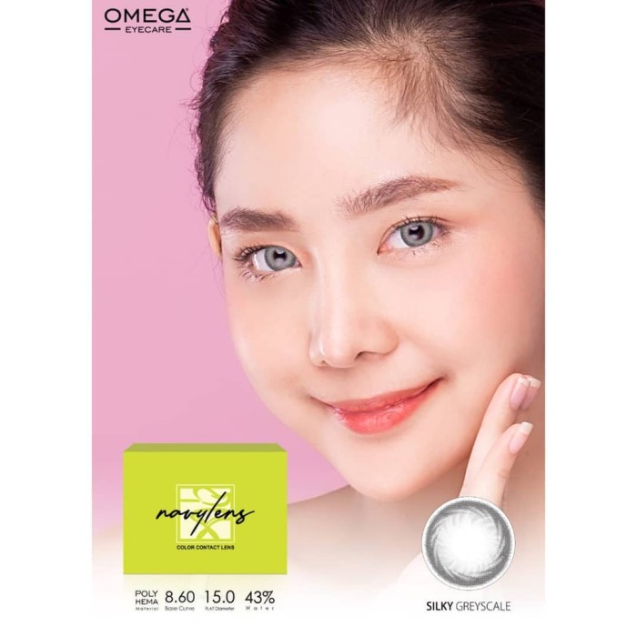 SOFTLENS NAVY LENS SILKY OMEGA 15MM | Lazada Indonesia