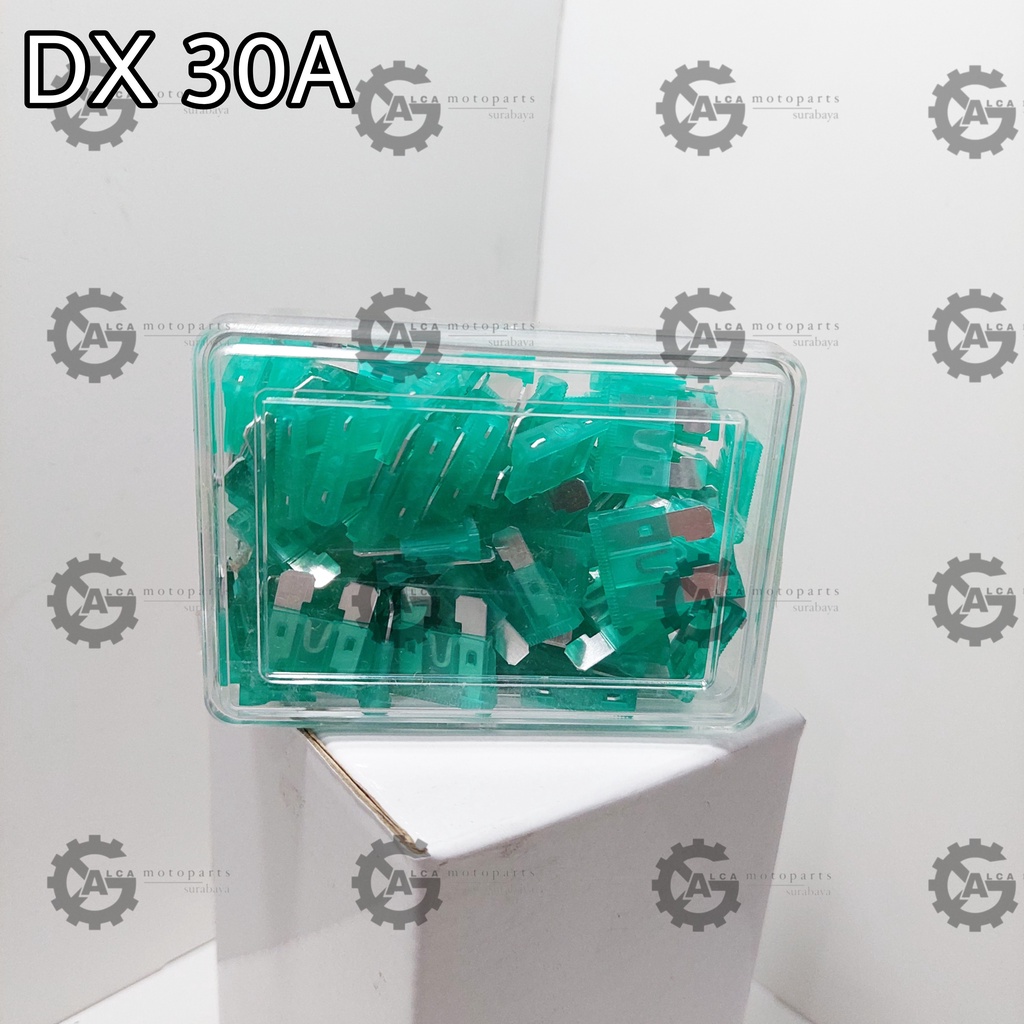 FUSE SEKRING TANCAP DX BESAR 10A 15A 20A 25A 30A HARGA UNTUK 100 PCS PER BOX | Lazada Indonesia
