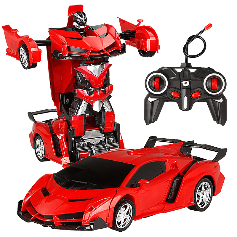 Rc Transformer Mobil Remote Control Polisi 1: 18 Rc Robot Baterai di ...