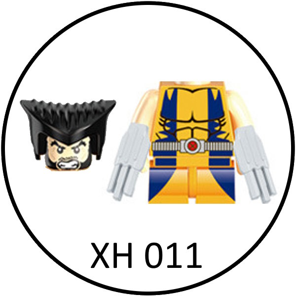 Figure Mini Wolverine (SKU XH011 PG086) Mainan Balok susun 3D Brick ...