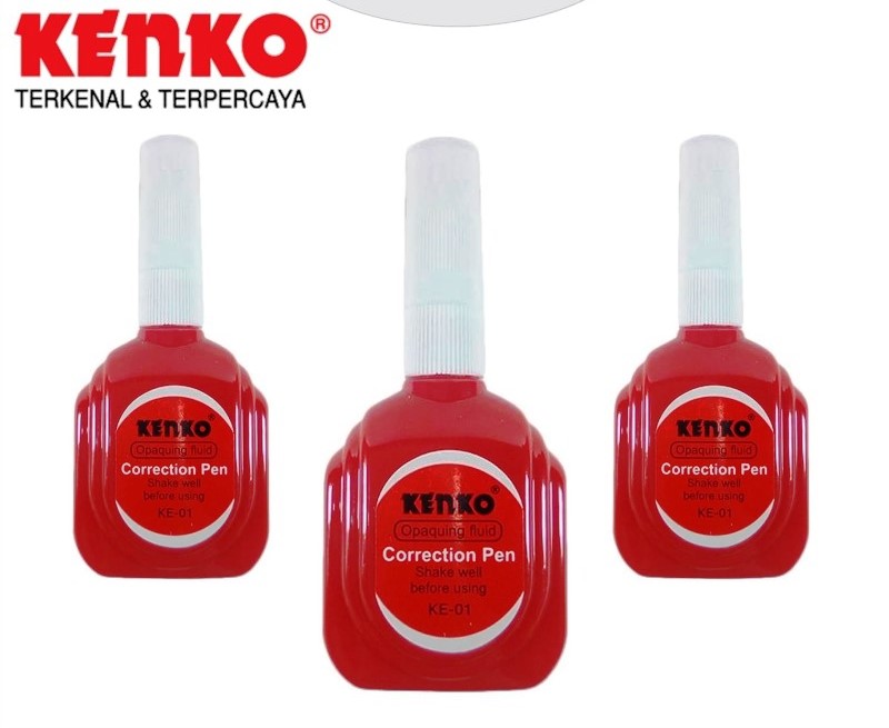Tipe x KENKO KE01/Correction Pen/Tipe-Ex Cair/Tip Ex Kenko Merah/TipexTip X Kenko | Lazada Indonesia