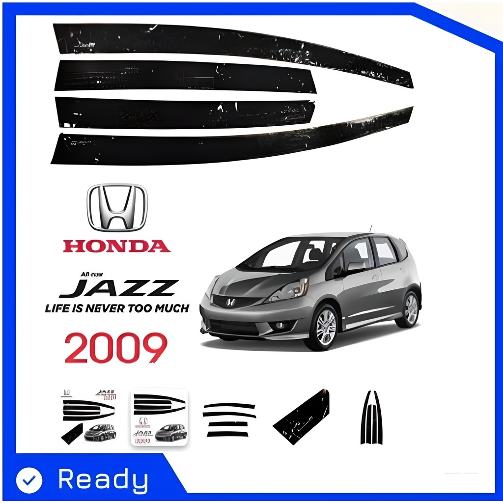 Talang Air Mobil All New Jazz Gen 2 2008-2013 Model SLIM RATA/FLAT ...