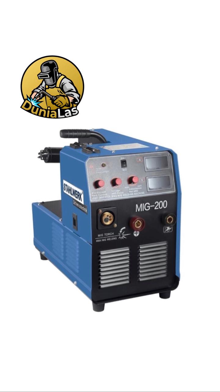 Mesin Las MIG / MAG+MMA 200A Merk STAHLWERK type MIG-200E | Lazada ...