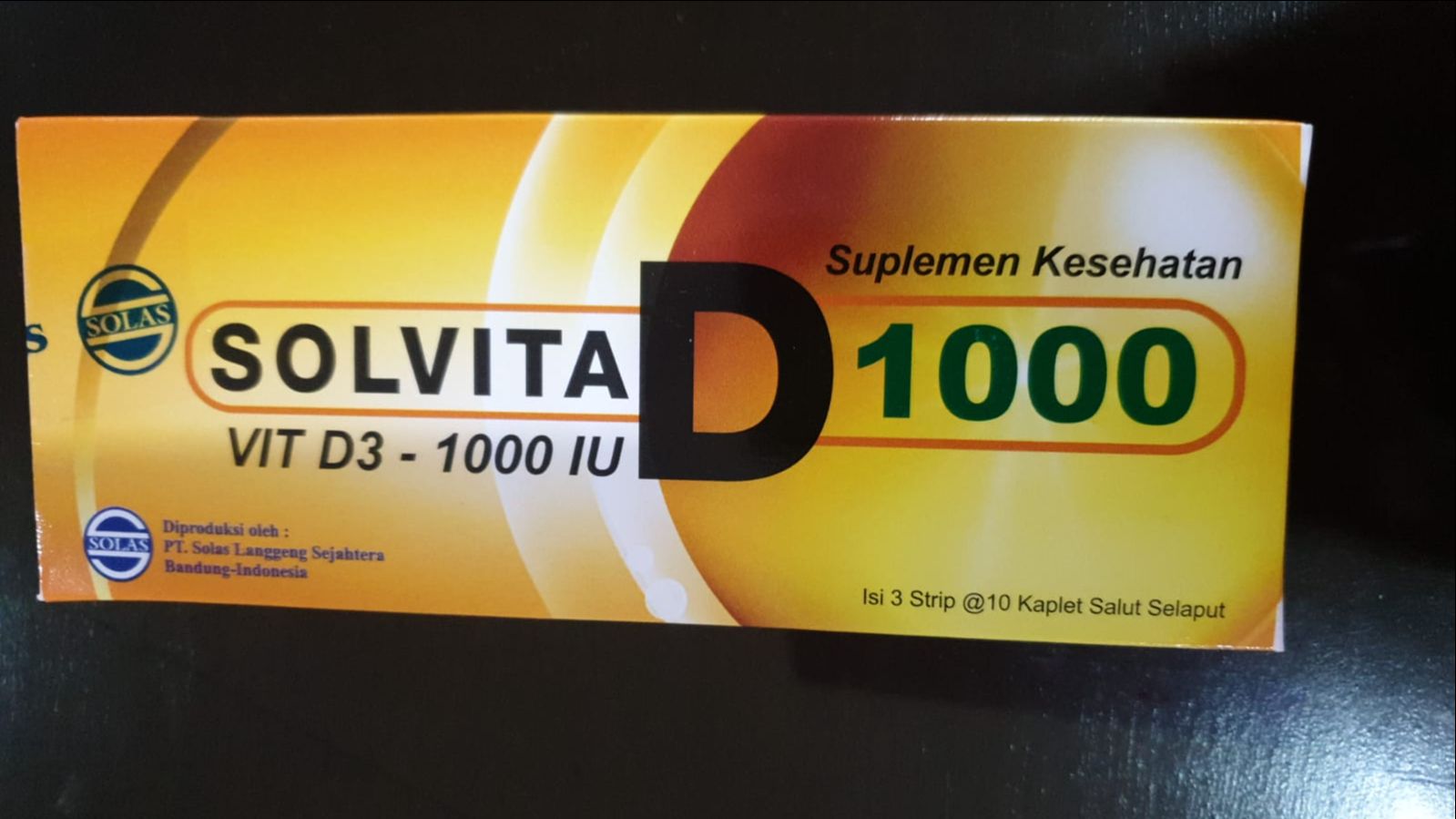 SOLVITA SOLPITA SOLFITA COLVITA D 1000 VITAMIN MULTIVITAMIN DAYA TAHAN ...