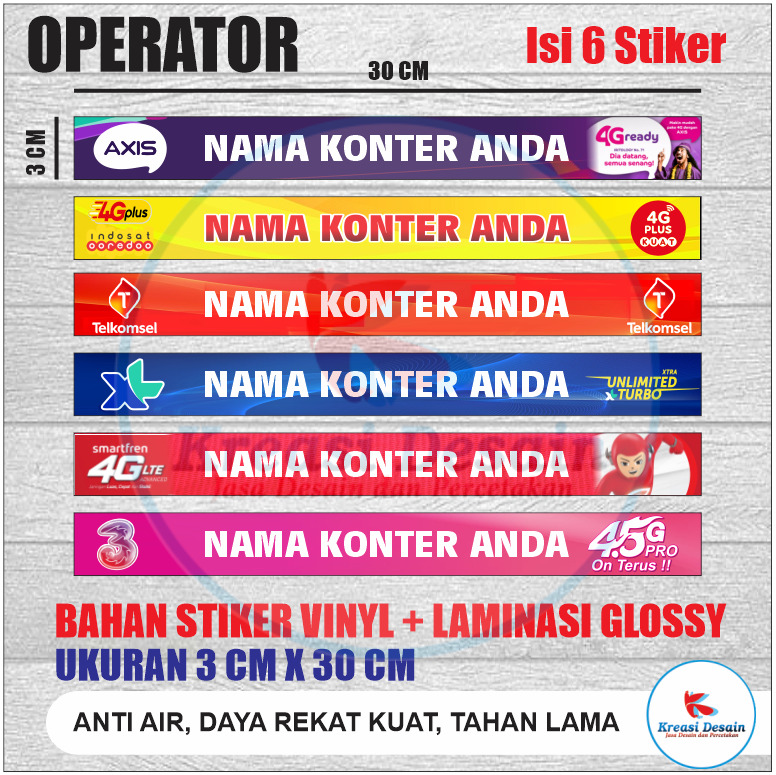STIKER ETALASE KONTER | Lazada Indonesia