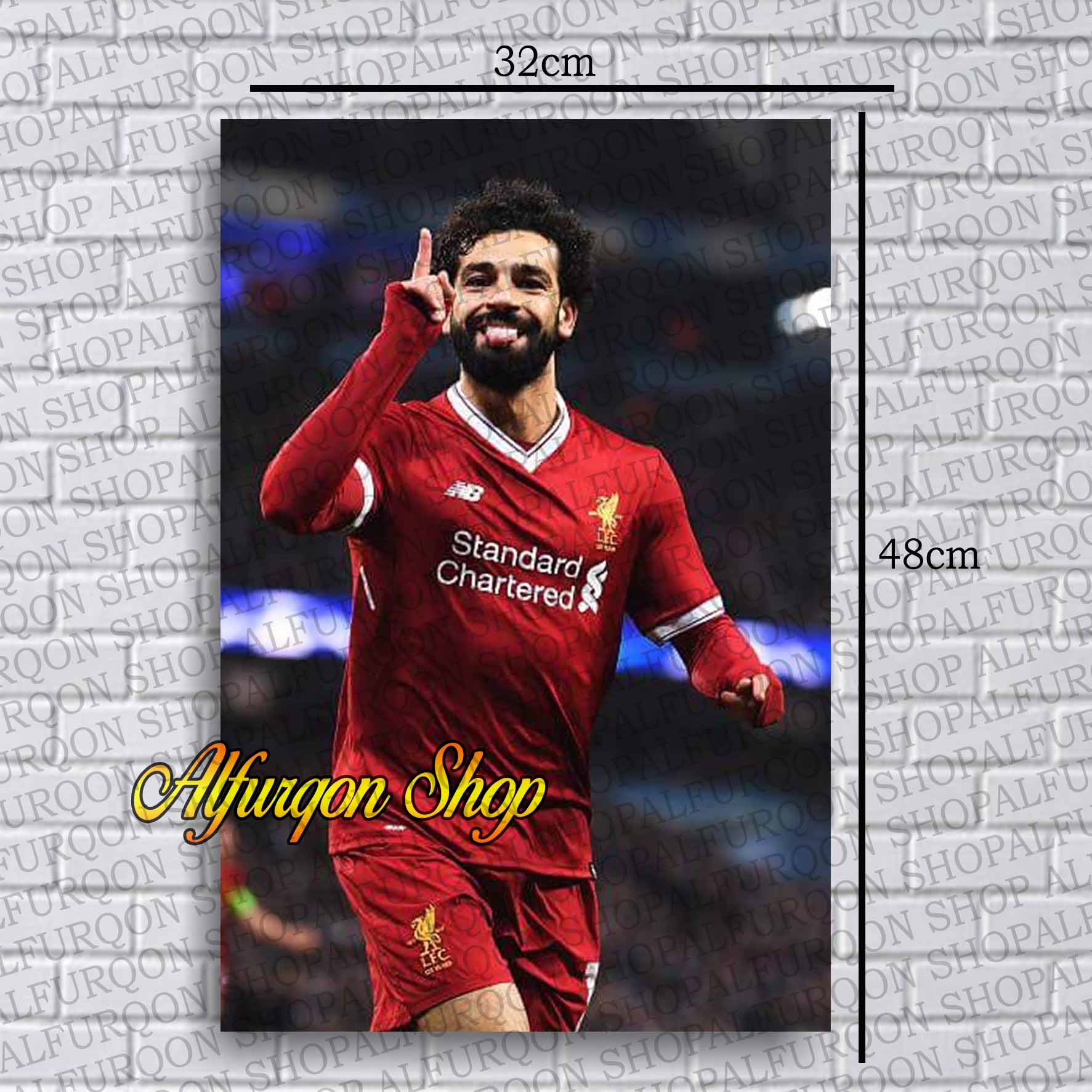 POSTER MOHAMED SALAH / FOTO MOHAMED SALAH MUHAMMAD SALAH LIVERPOOL ...