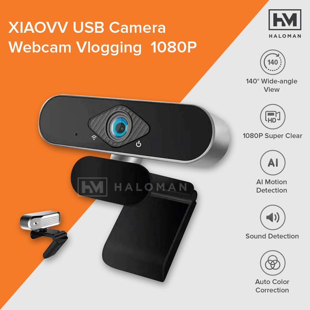 Webcam Camera USB Xiaomi Xiaovv Full HD 1080p Cam Vlogging Autofocus ...