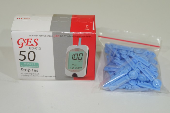 GES Strip Gula Darah isi 50 test | Lazada Indonesia