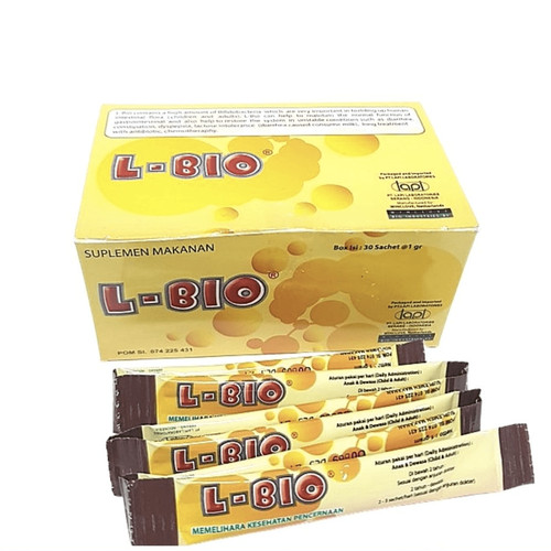 L-BIO sachet supelmen pencernaan untuk anak -harga per1 sachet | Lazada ...