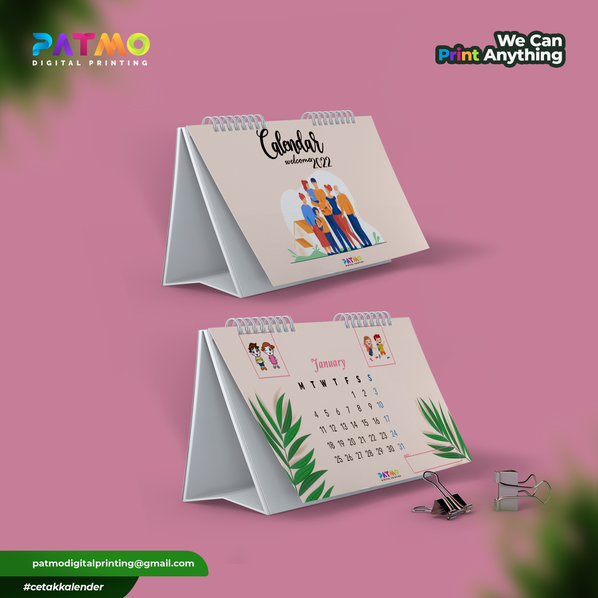 Kalender duduk Custom | Lazada Indonesia
