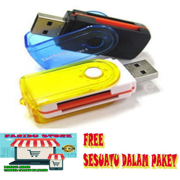 faridu-[paling laris]-Multi Memory Card Reader 4in1 - Memori Converter ...