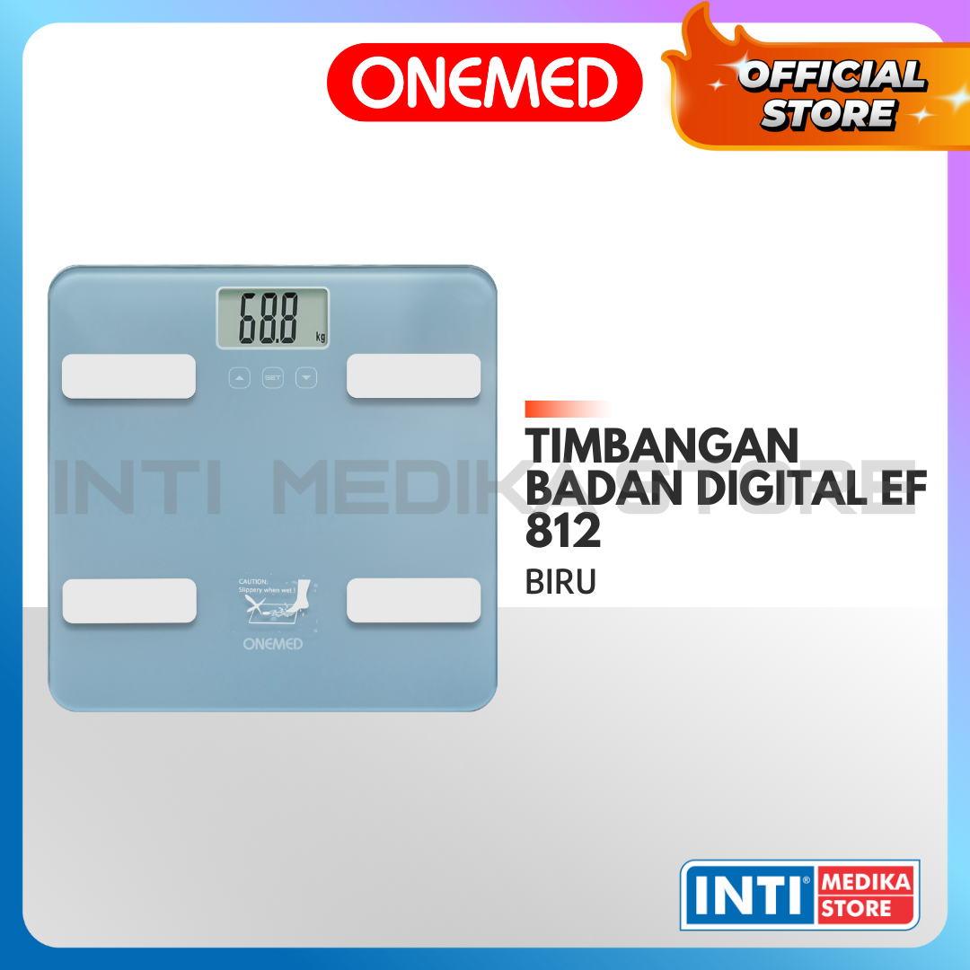 ONEMED - Timbangan Badan Digital BMI Body Fat EF 812 | Timbangan BMI | Lazada Indonesia
