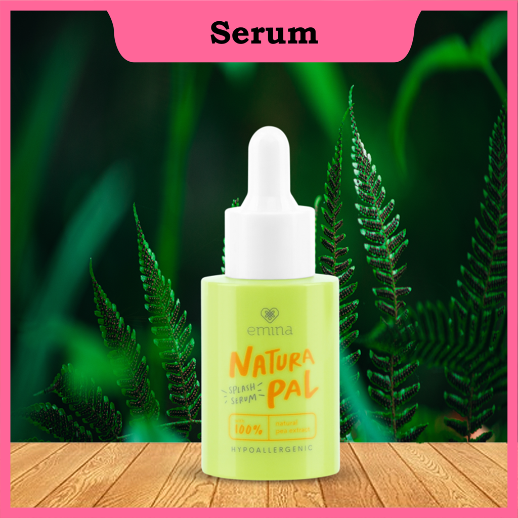 Emina Natura Pal Splash Serum 40 ml Serum Natural Glowing Triple Protection+ | Lazada Indonesia