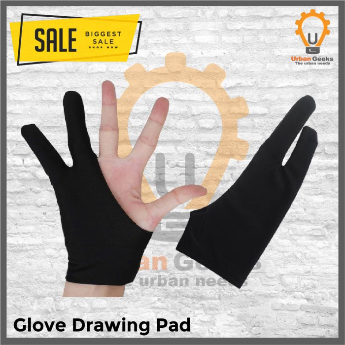 GLOVE Artist Drawing 2 finger digital tablet writing gloves Huion Veik ...