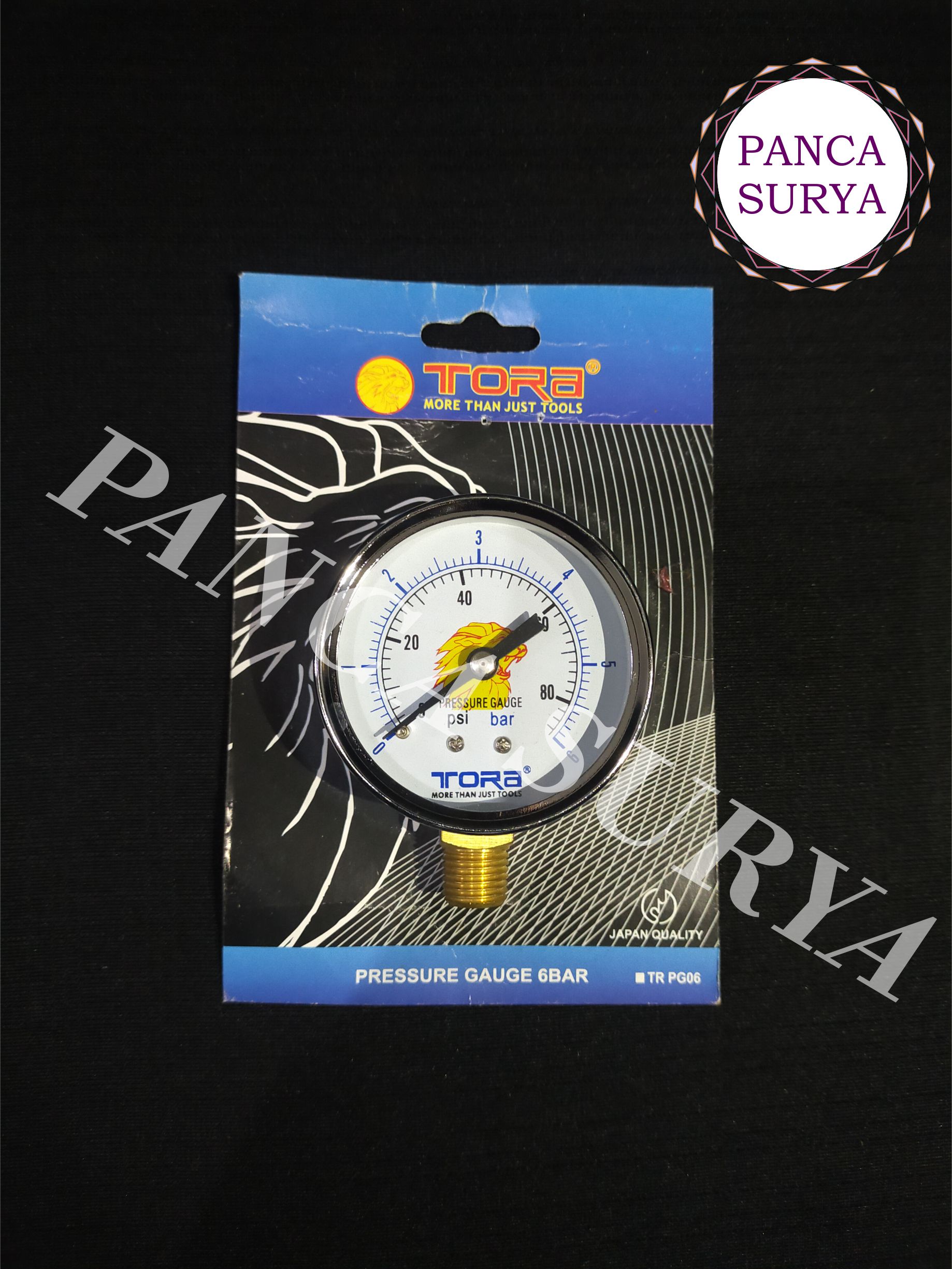 Pressure Gauge Meteran Kompresor 6 BAR TORA | Lazada Indonesia