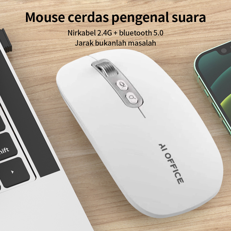 Mouse AI Cerdas Pengenal Suara-M108 dengan design yang elegan Bisa ...