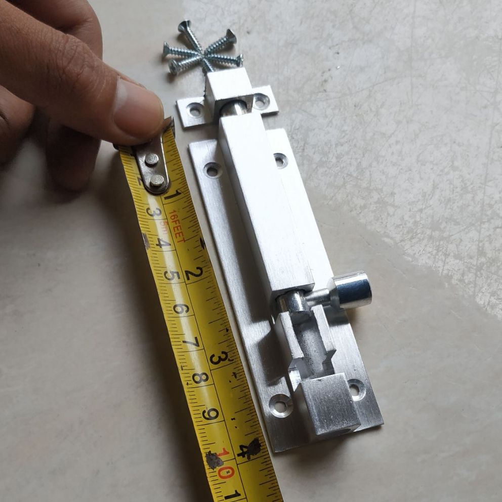 Grendel Pintu / Jendela Aluminium Panjang 4 inc / 10 cm | Lazada Indonesia