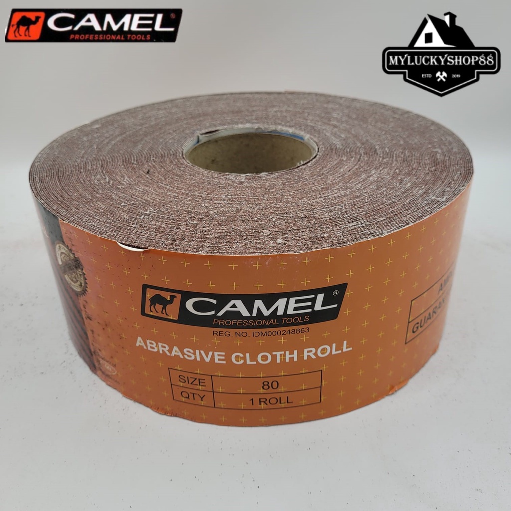 Amplas Roll 4 x 50M Camel Rol Grit 60 - 400 | Lazada Indonesia