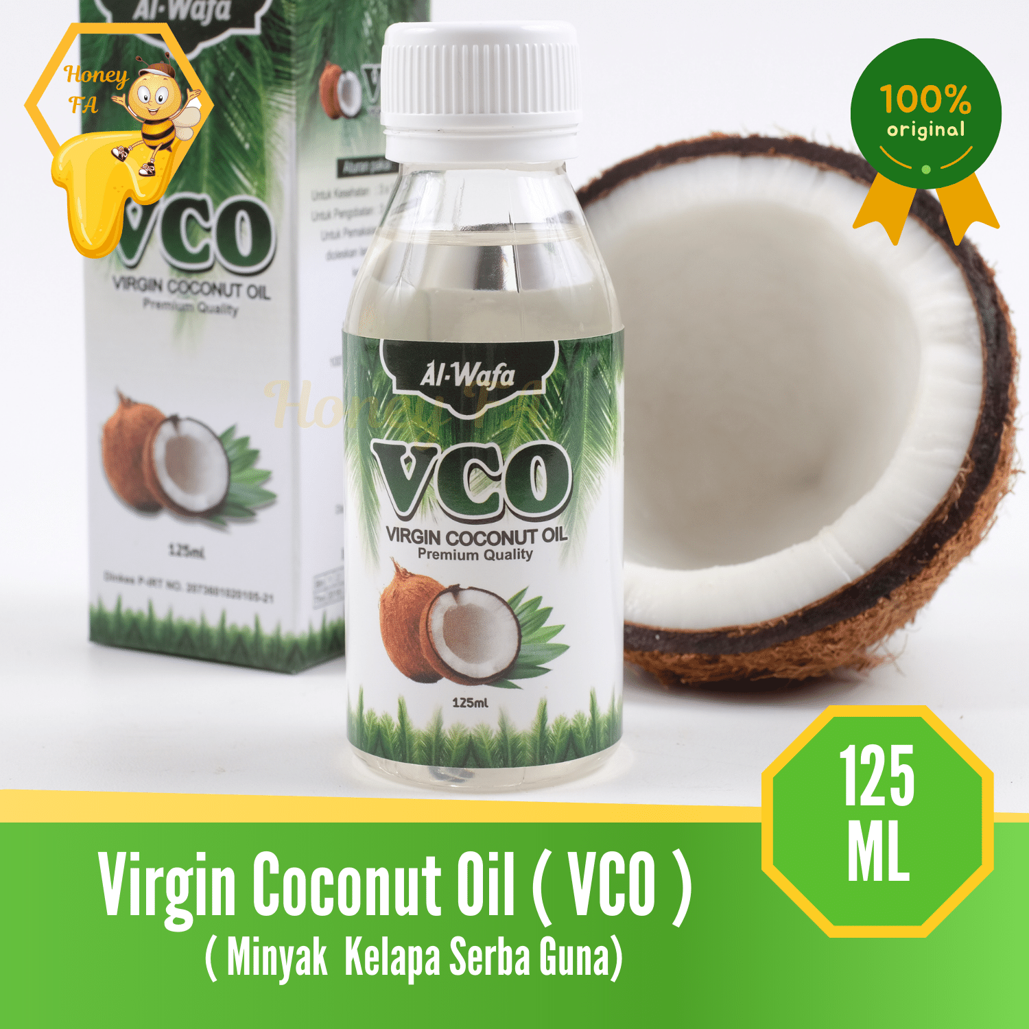 Minyak Kelapa Murni VCO Virgin Coconut Oil 125ml | Lazada Indonesia