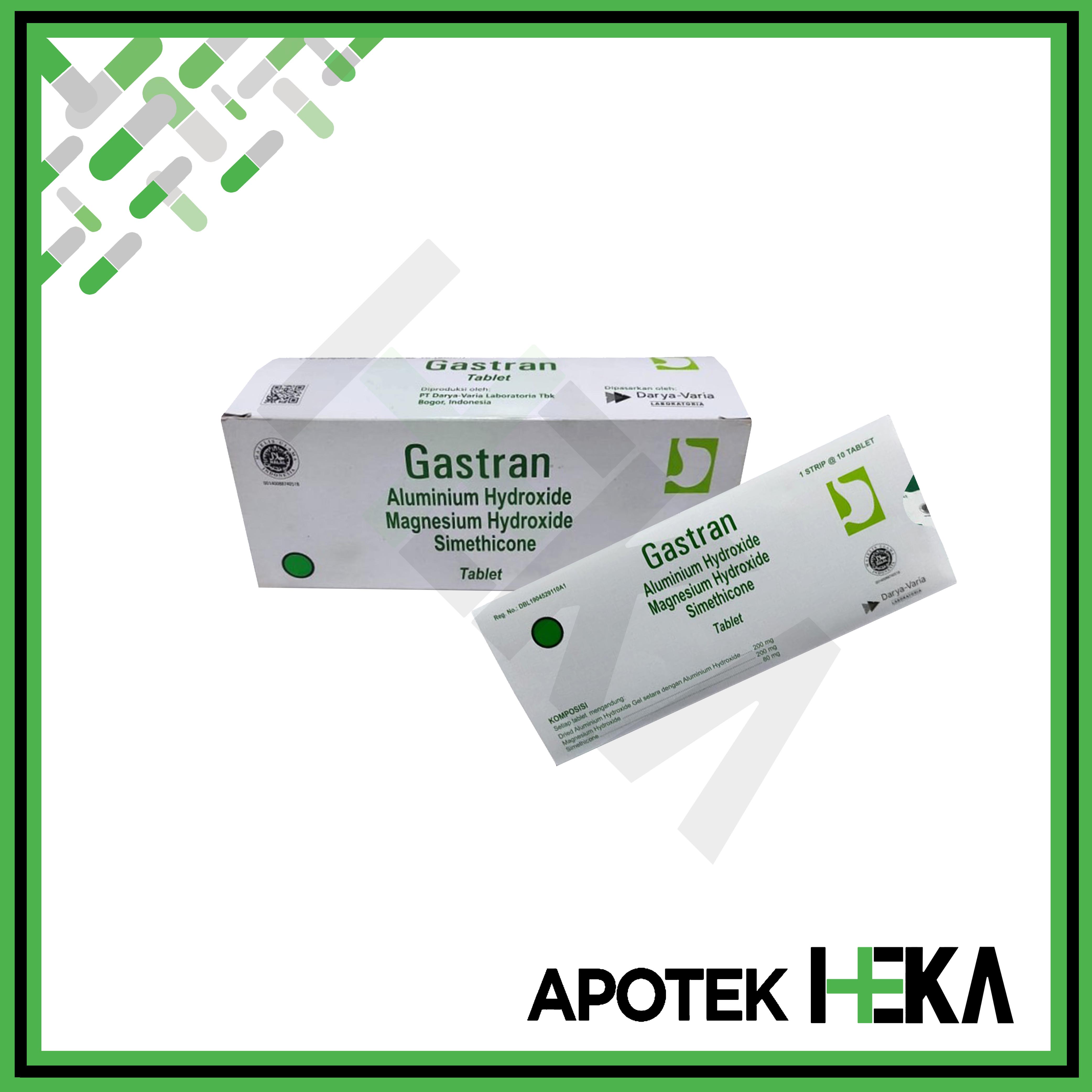 Gastran Tablet Obat Maag Box isi 10x10 | Lazada Indonesia