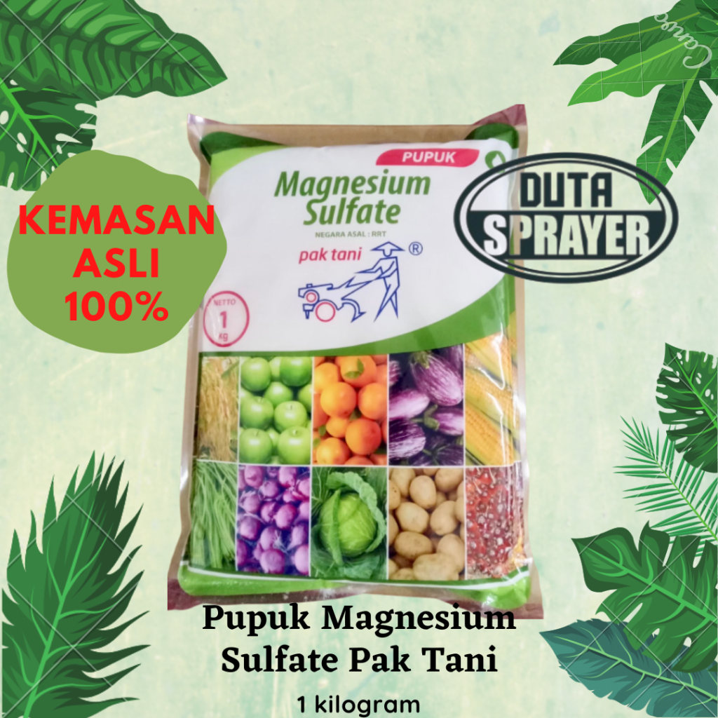 Pupuk Magnesium Sulfate Pak Tani 1kg - Kemasan Pabrik 1 kg | Lazada ...