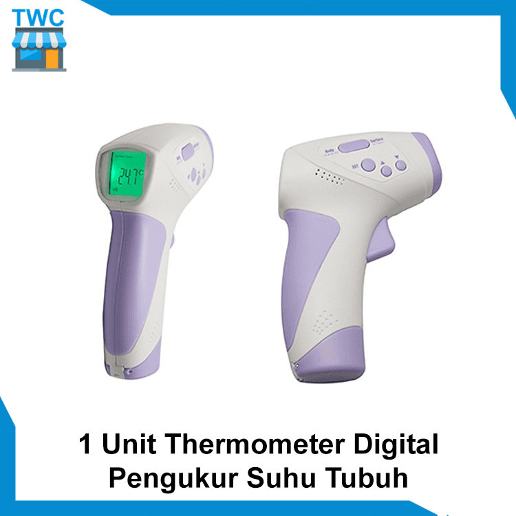 Digital Infrared Thermometer / Termometer / Thermo Gun Non Contact ...