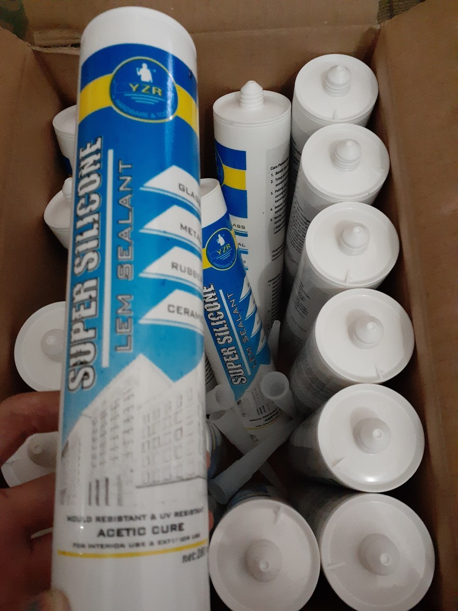 ( 320 gr ) Lem Kaca / Silikon / Sealant / Silicone / Silicon Sealan ...