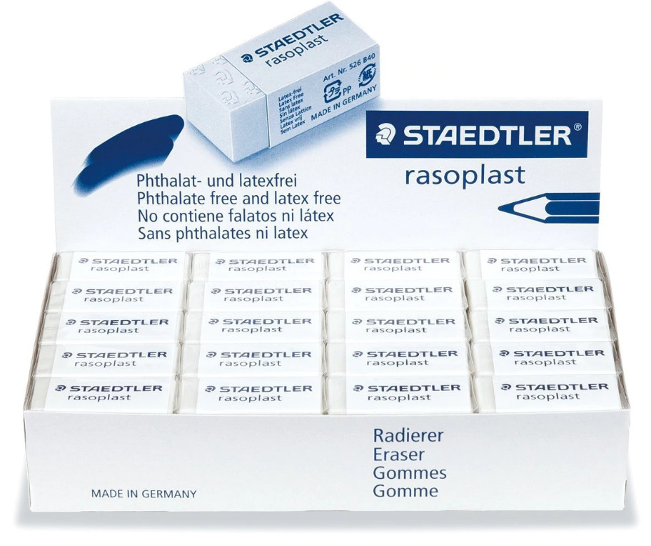 Staedtler 526 B40 Rasoplast Eraser ( 1 Pack - 40 Pcs ) | Lazada Indonesia