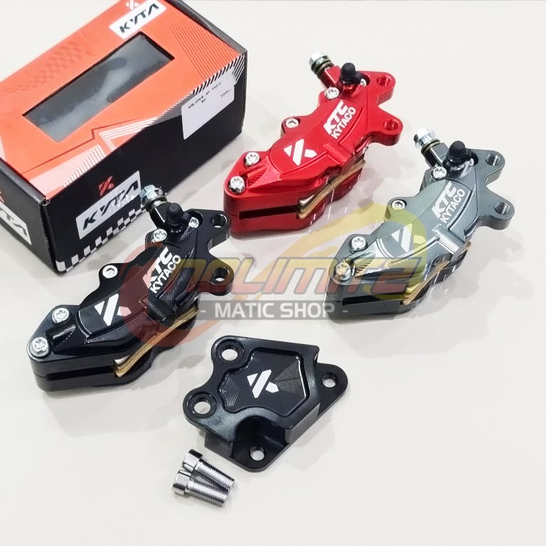 Kaliper KTC Kytaco Kyta 4 Piston YHS Caliper Depan Yamaha NMAX | Lazada Indonesia