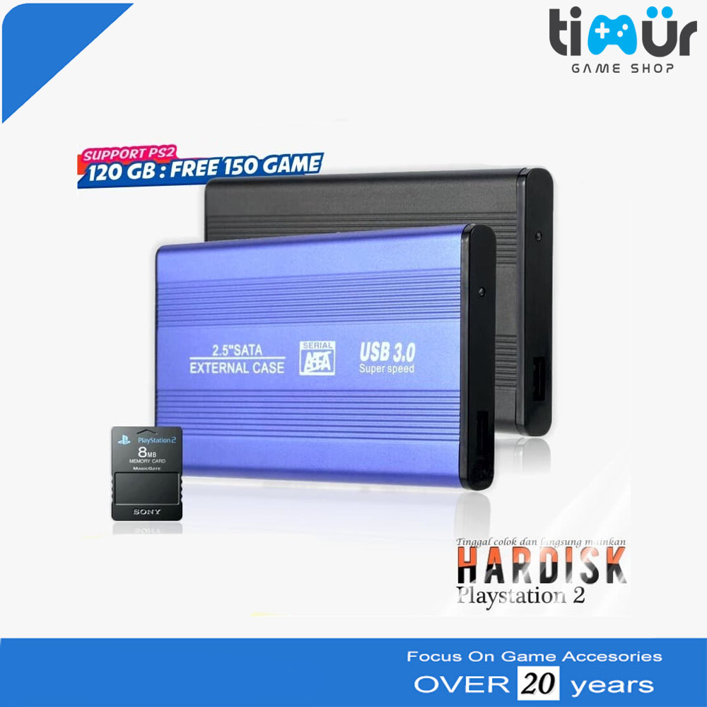 Harddisk Hardisk HDD Eksternal PS2 Support Semua PS2 Full Game 120GB | Lazada Indonesia