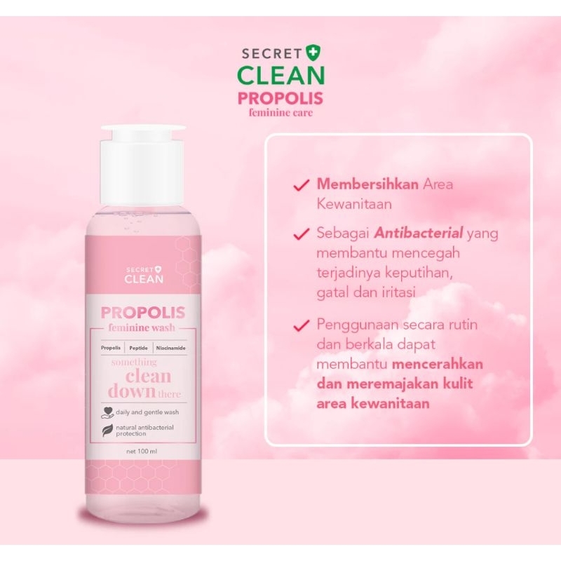 SIAP DIKIRIMKAN - Secret Clean Propolis NEW Feminine Care Package ...