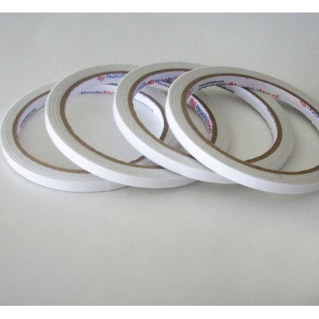 Double Dobel Doble Dauble Tape Tip Bening Putih kecil ukuran 6mm NACHI ...
