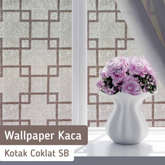 stiker kaca / sandblast / sunblast / buram / blur / es 5 meter x 45cm ...