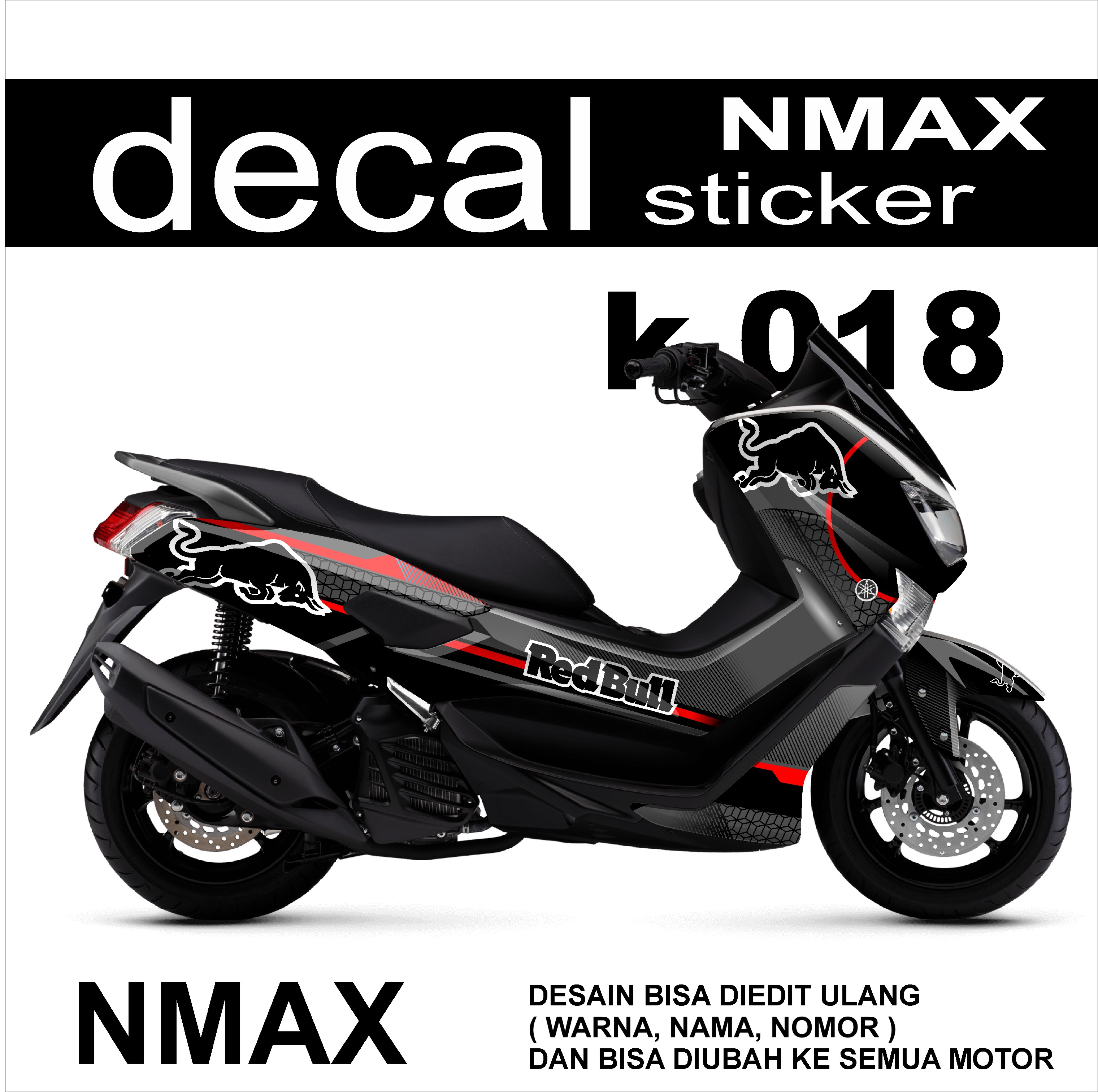 seticker decal /sticker blok full nmax OLD sticker full body K.018 ...
