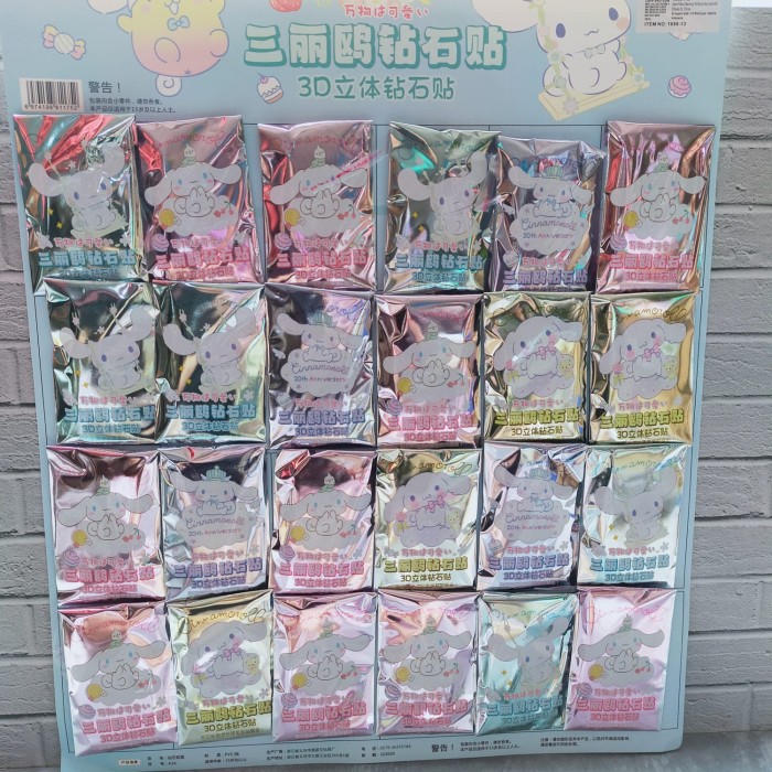 DIY Stiker diamond painting Karakter Kemasan Sachet / Stiker Viral ...