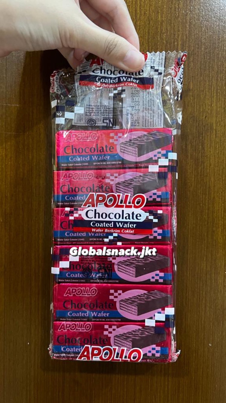 APOLLO WAFER MILK CHOCOLATE / APOLO COATED WAFER | Lazada Indonesia