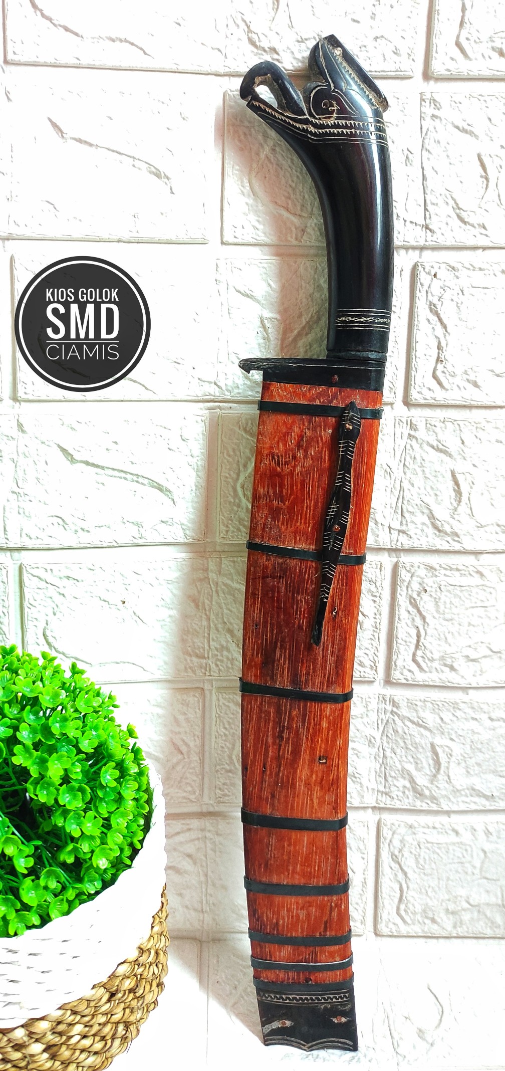 Bedog Hahayaman - Serangka Kayu Julang (Kerajinan Khas dari Daerah ...