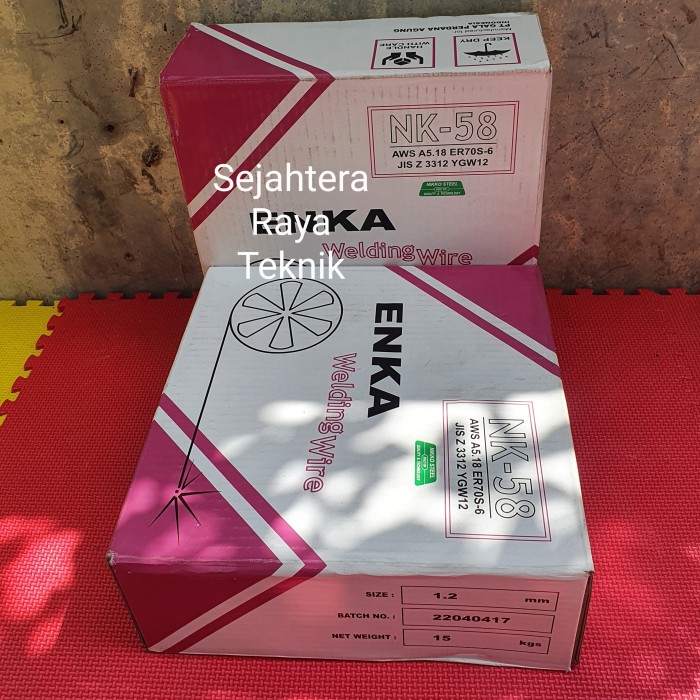 ENKA kawat las co2 mig besi 0.8mm 1.0mm 1.2mm nk58/er70s-6 0,8 1,0 1,2 ...