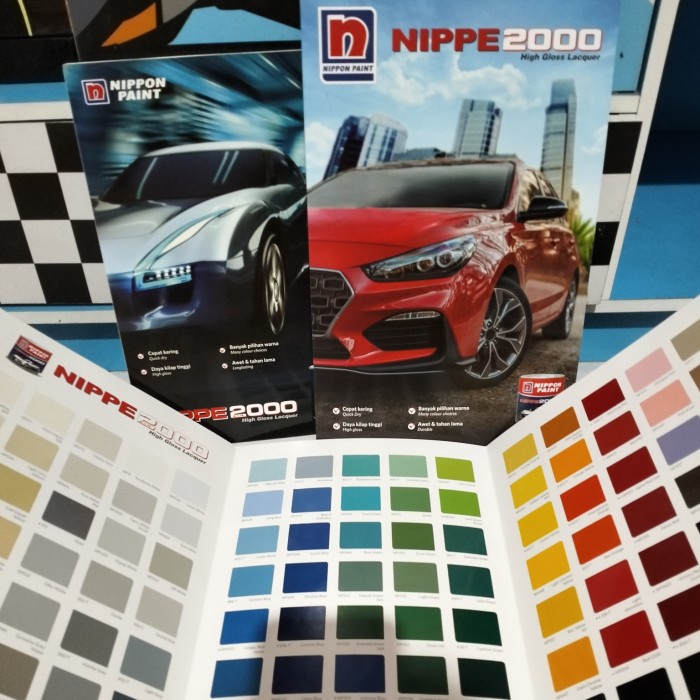 katalog cat nippe 2000,catalog cat nippe 2000,kartu warna nippe 2000 | Lazada Indonesia