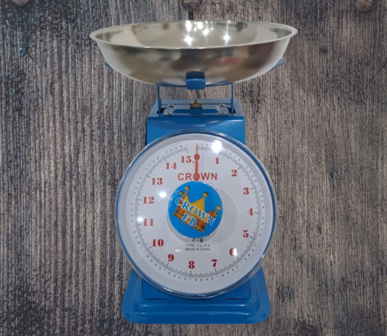 TERLARIS Timbangan Jarum 15 Kg / Timbangan Manual/Timbangan Duduk Crown ...