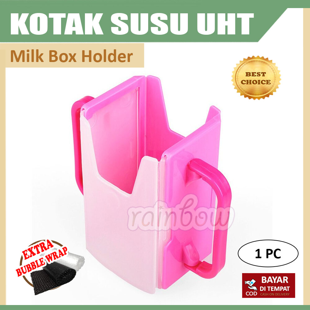 Kotak Susu UHT Milk Box Holder Tempat Minum Susu Kotak Uht Plastik ...