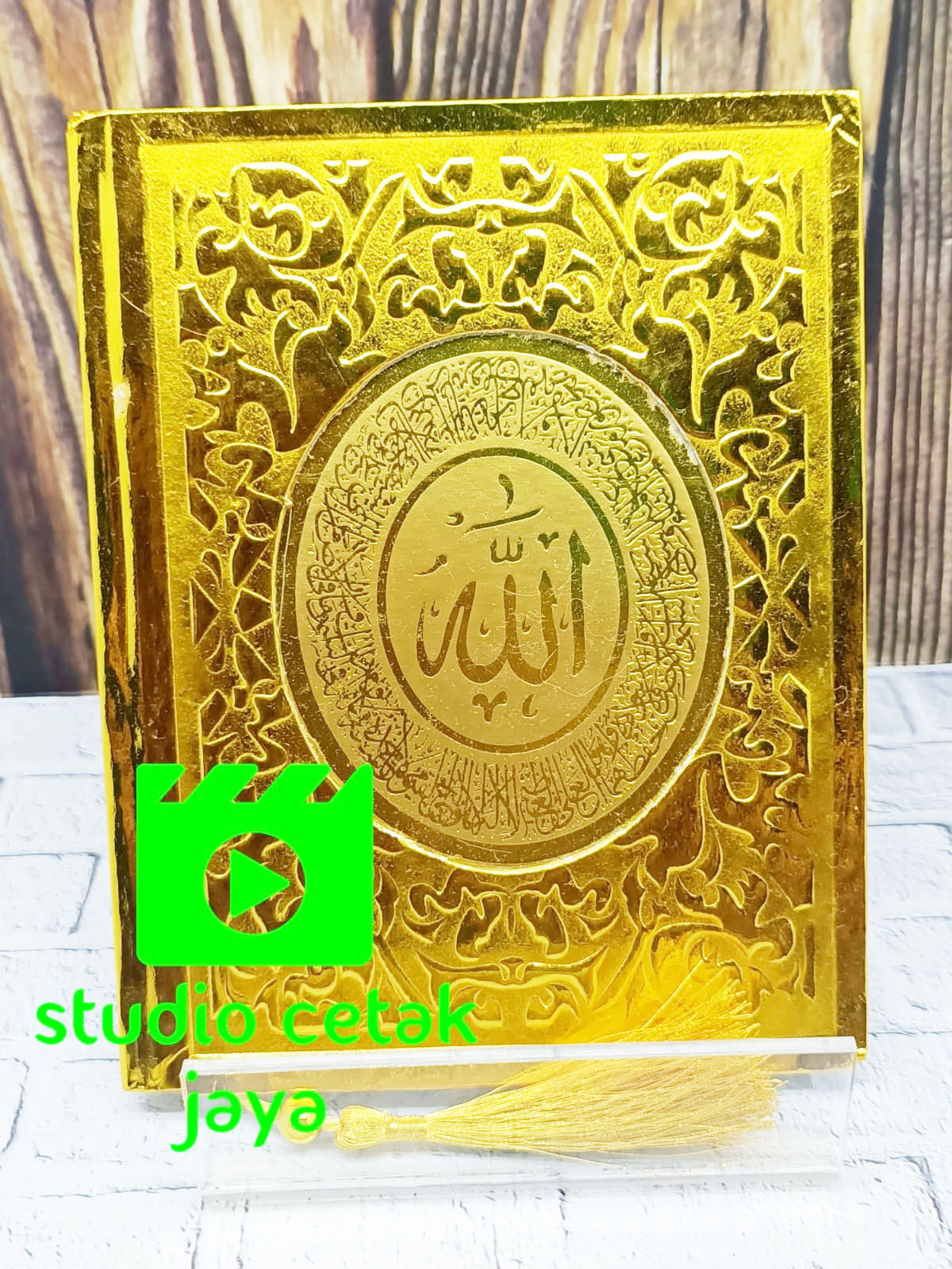 Buku Yasin dan Tahlil Hard Cover Glossy 132 Hal Free Tasbih + Siku ...