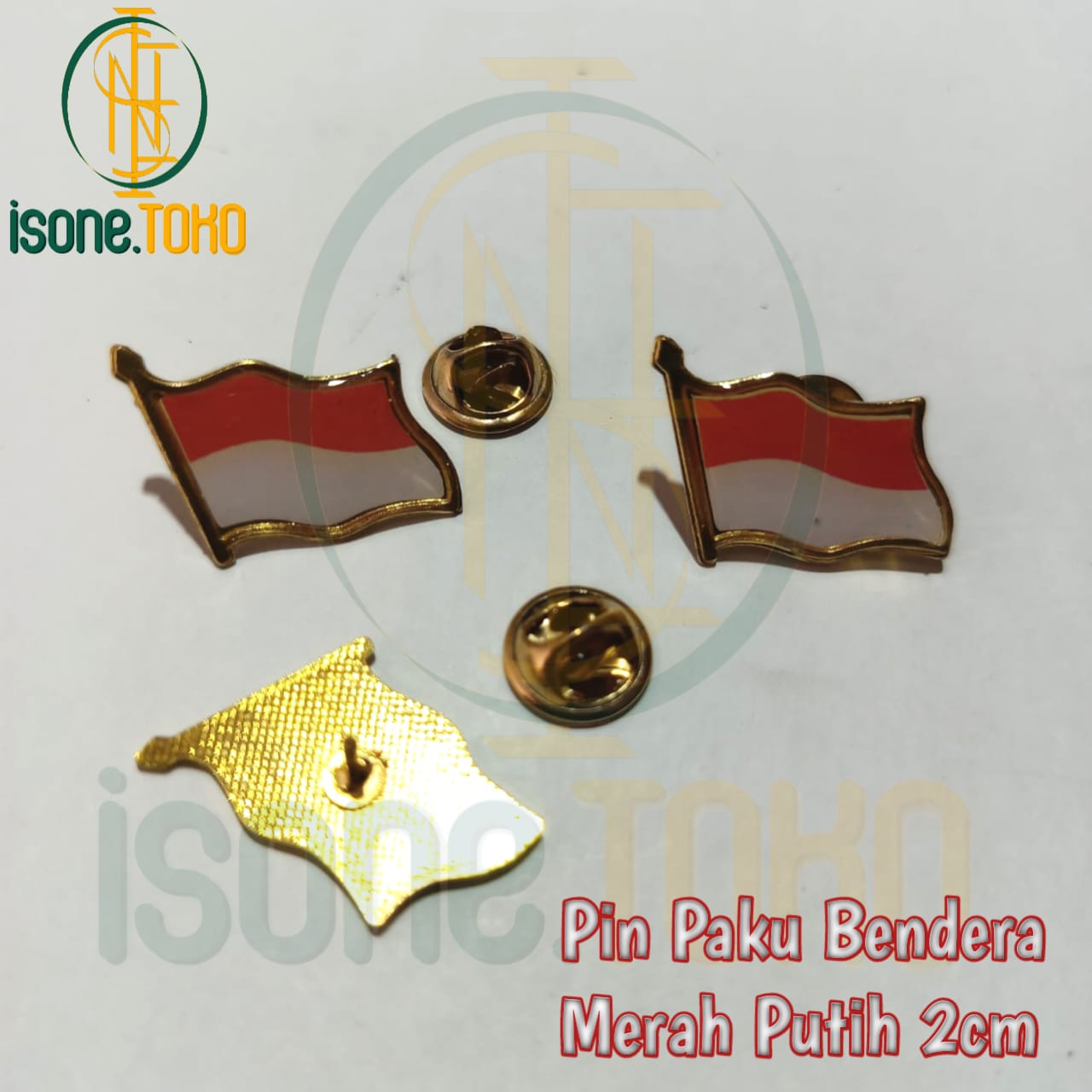 Pin Paku Bendera Merah Putih 2cm Atribut Sekolah Paskibra | Lazada ...