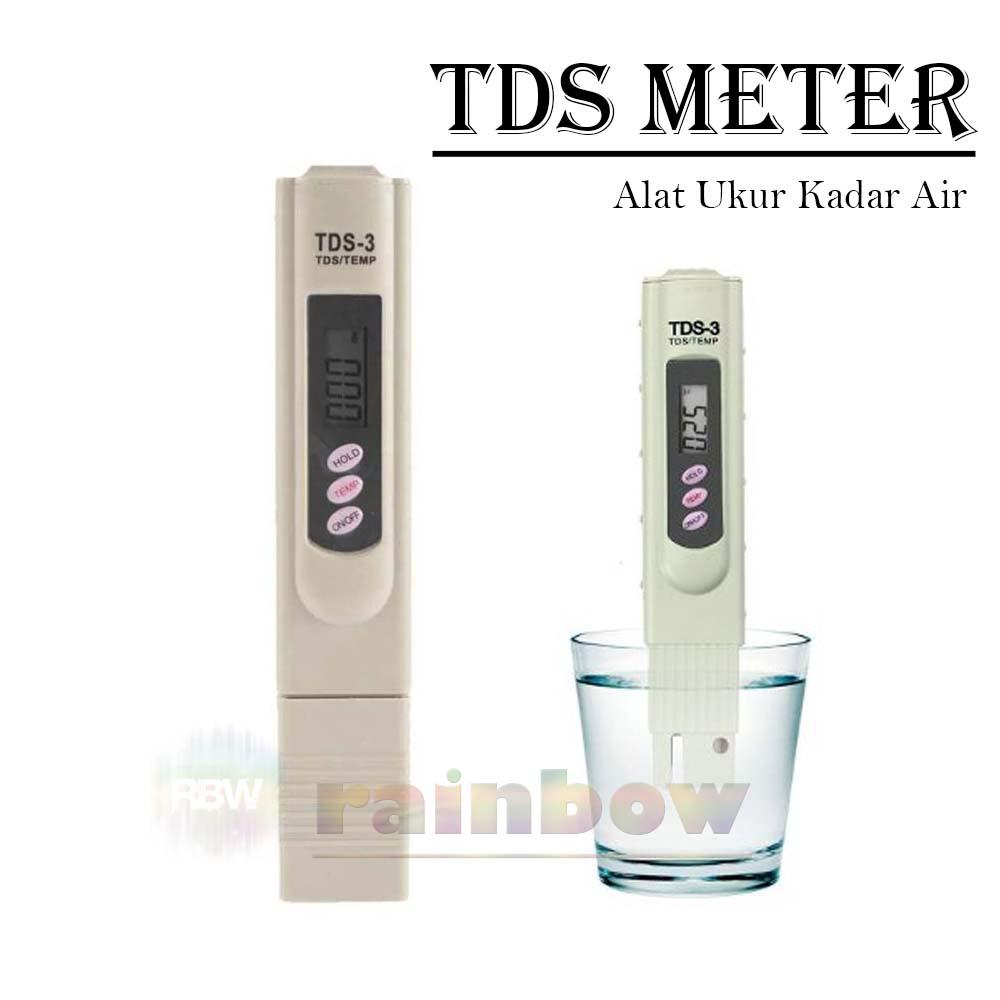 TDS Meter Alat Ukur Air Hidroponik TDS-3 190013 Alat Mengecek Kadar Air Kolam Renang Aquarium ...