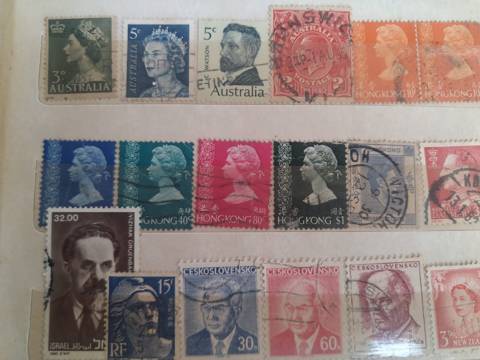 BORONGAN KOLEKSI LANGKA PRANGKO LUAR NEGERI SERI SERIAN PERANGKO STAMP ...