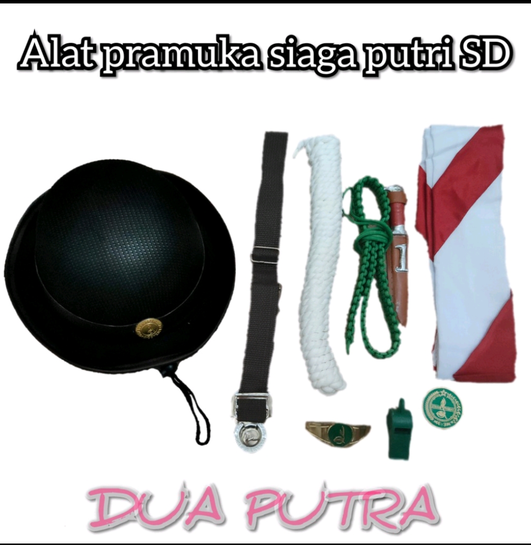 Alat pramuka siaga putri topi boni SD | Lazada Indonesia