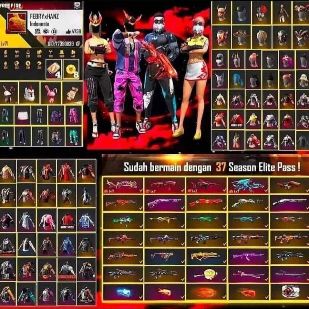 {COD} Akun FF (FREE FIRE) Akun Sultan ASLI NO TIPUTIPU Akun GAME ...