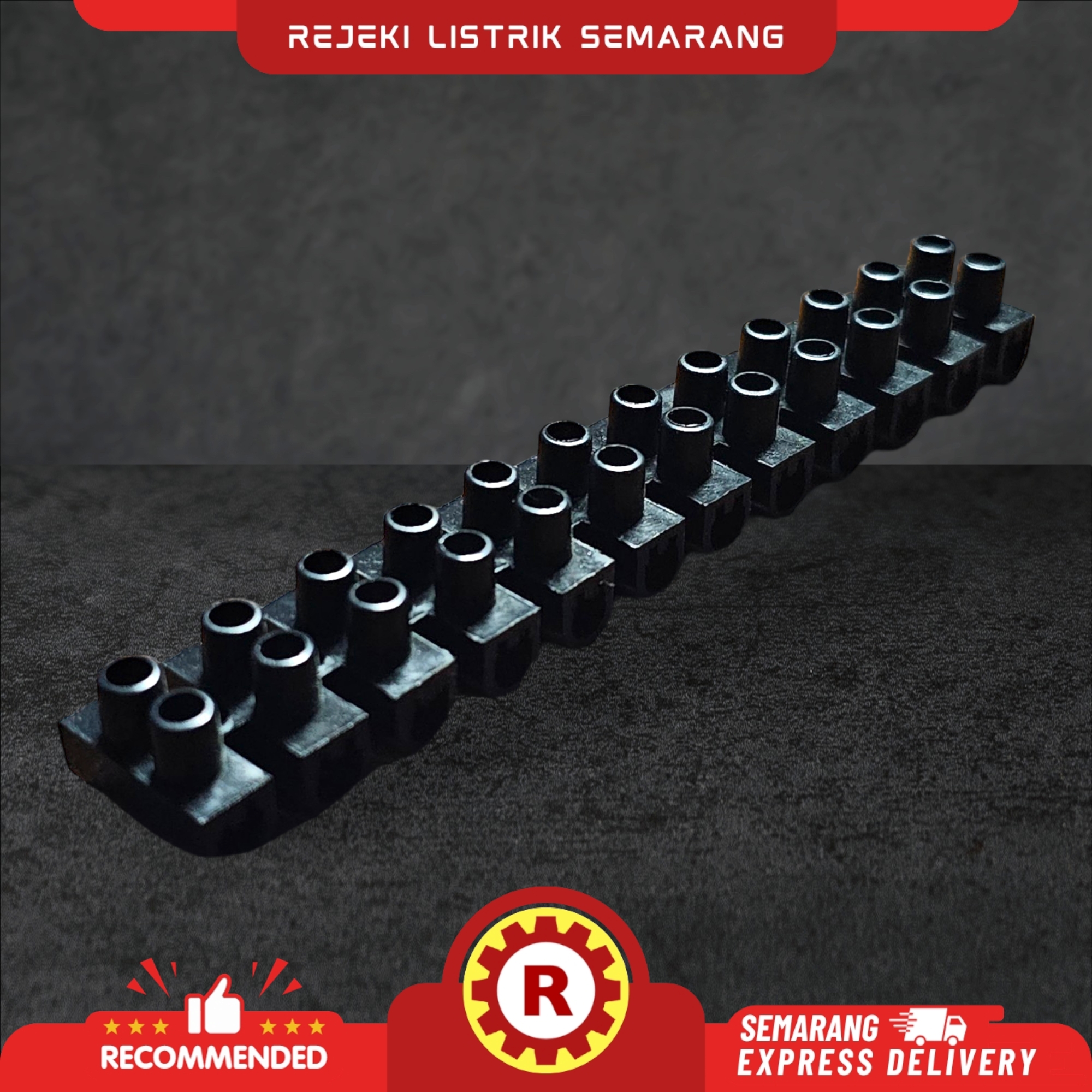 TERMINAL BLOK HITAM 6A/10A/30A/60A | Lazada Indonesia